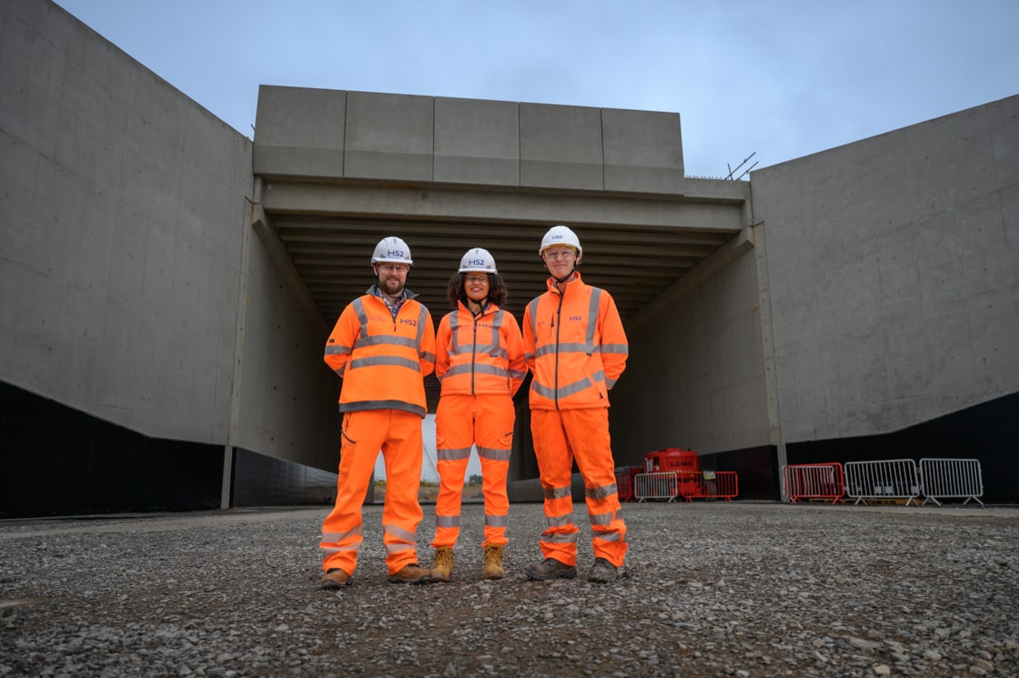 HS2 unveils newest bridge in West Midlands