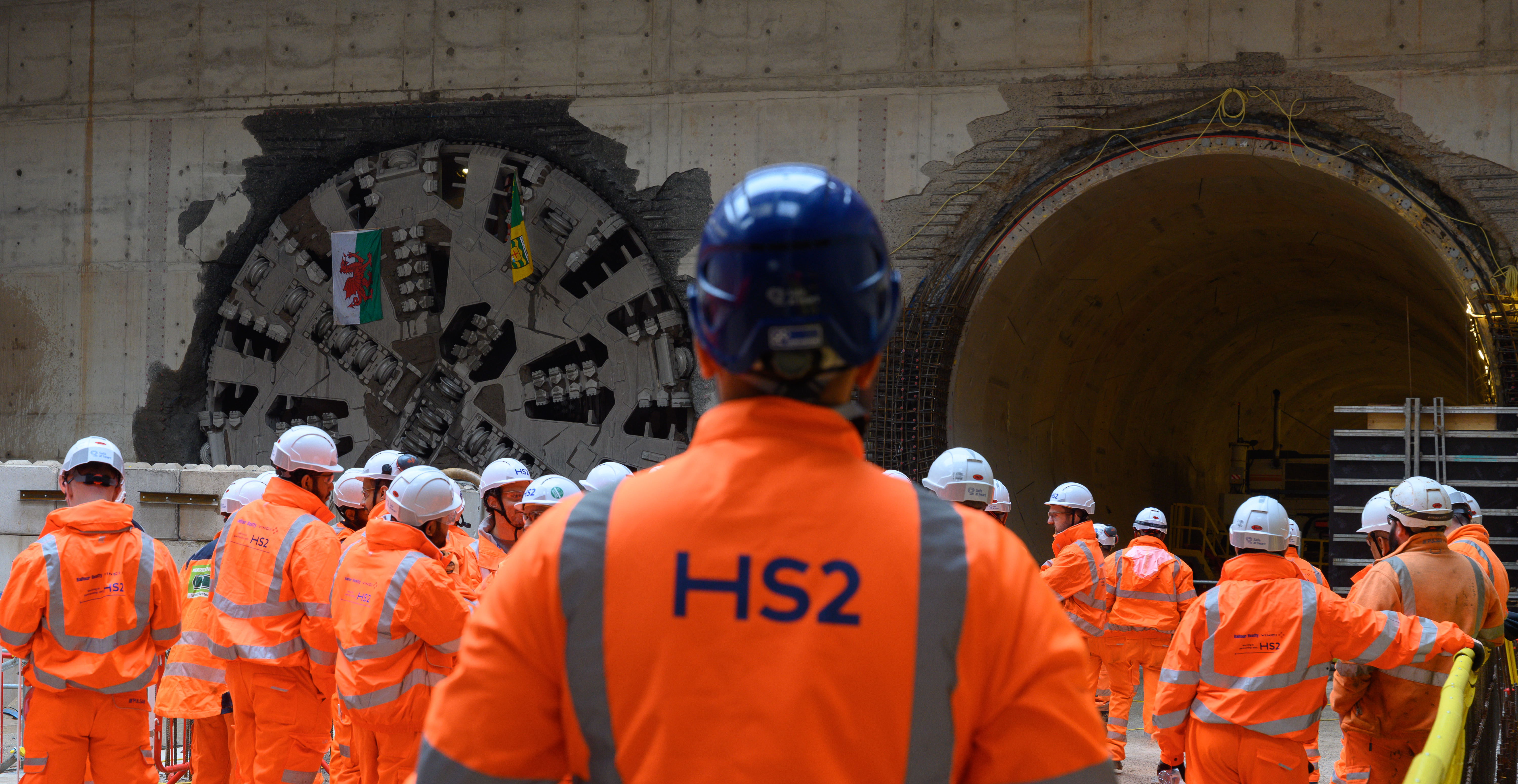 HS2 celebrates final Birmingham tunnel breakthrough