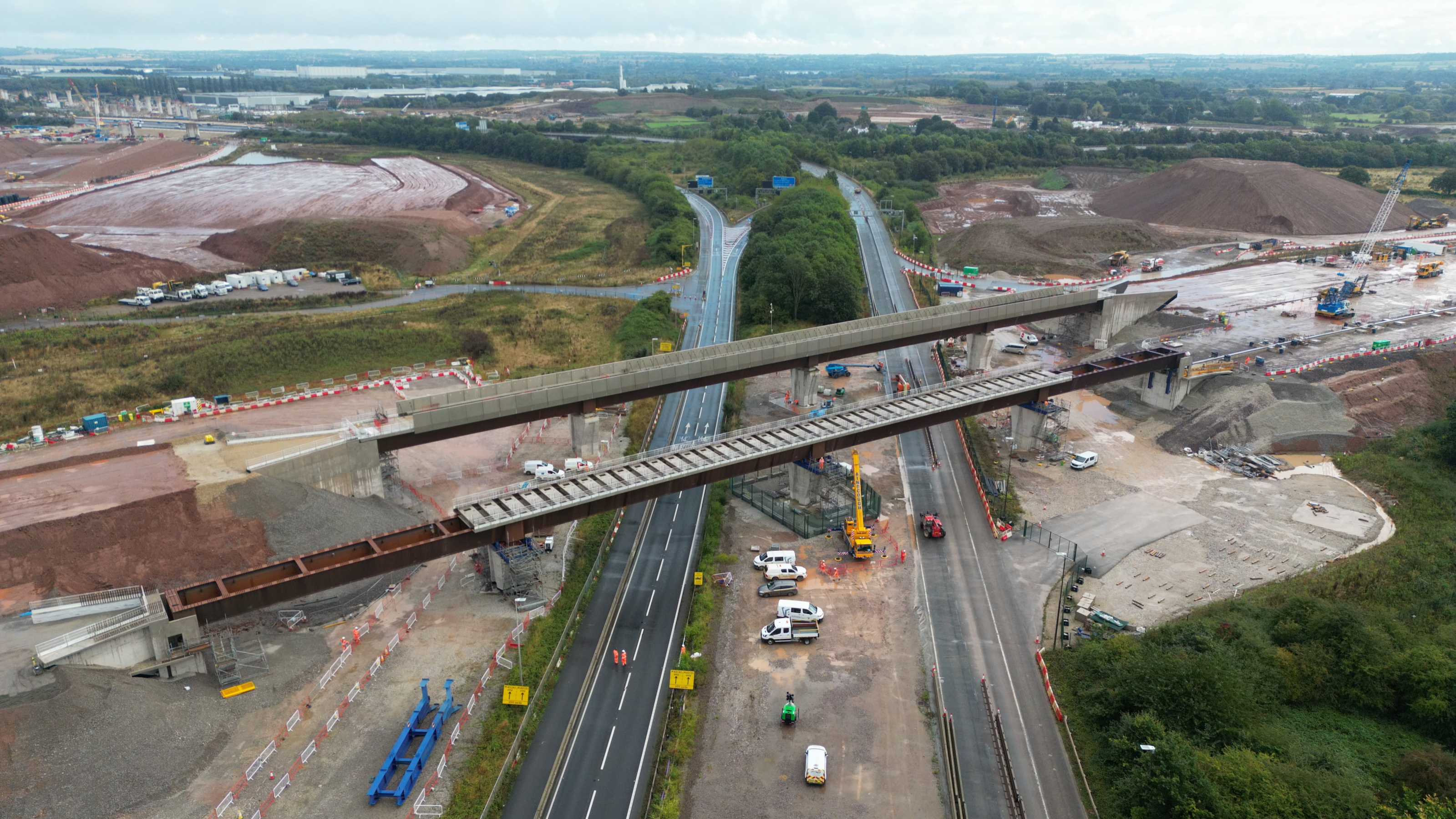 HS2 completes first viaduct structures at Delta Junction